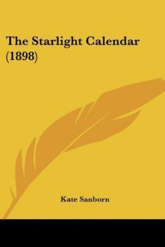 Starlight Calendar by Kate Sanborn (2010, Trade Paperback) for sale ...