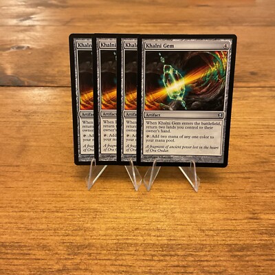 4x Khalni Gem - Zendikar - Magic The Gathering - MTG (Playset) | eBay
