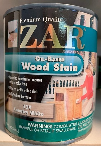 Zar Interior Stain 139 COUNTRY WHITE PINT | eBay