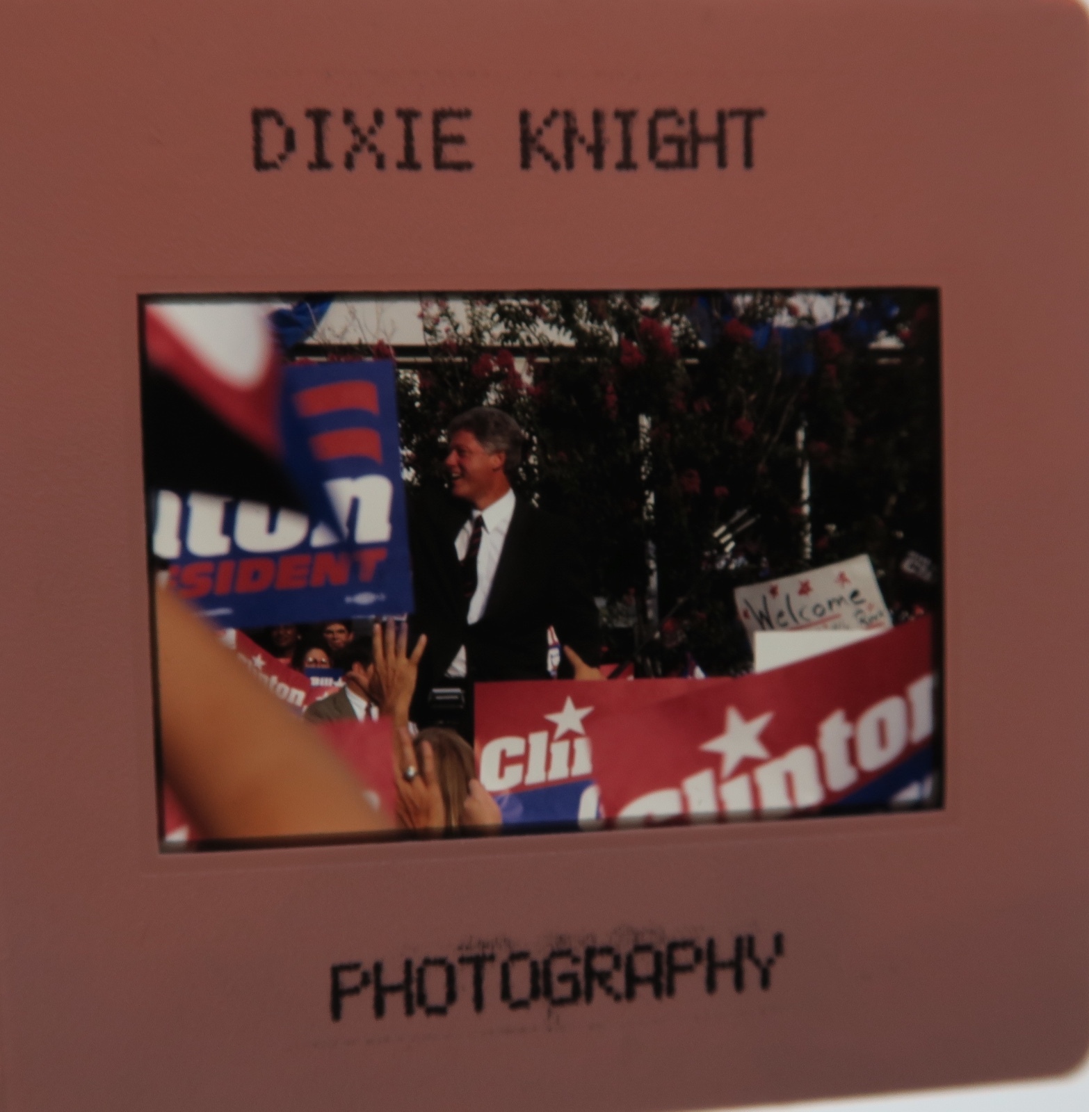 DIXIE KNIGHT PRESIDENT BILL CLINTON HILLARY 1992 CAMPAIGN ORIGINAL ...