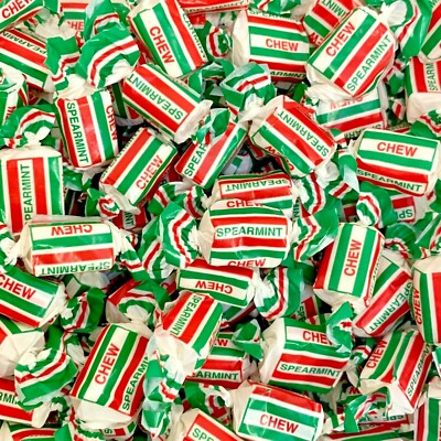 Spearmint Chews Retro Sweets Party Wedding Favours Candy Buffet Pick n ...