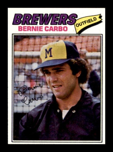 1977 Topps Bernie Carbo #159 NM Milwaukee Brewers | eBay