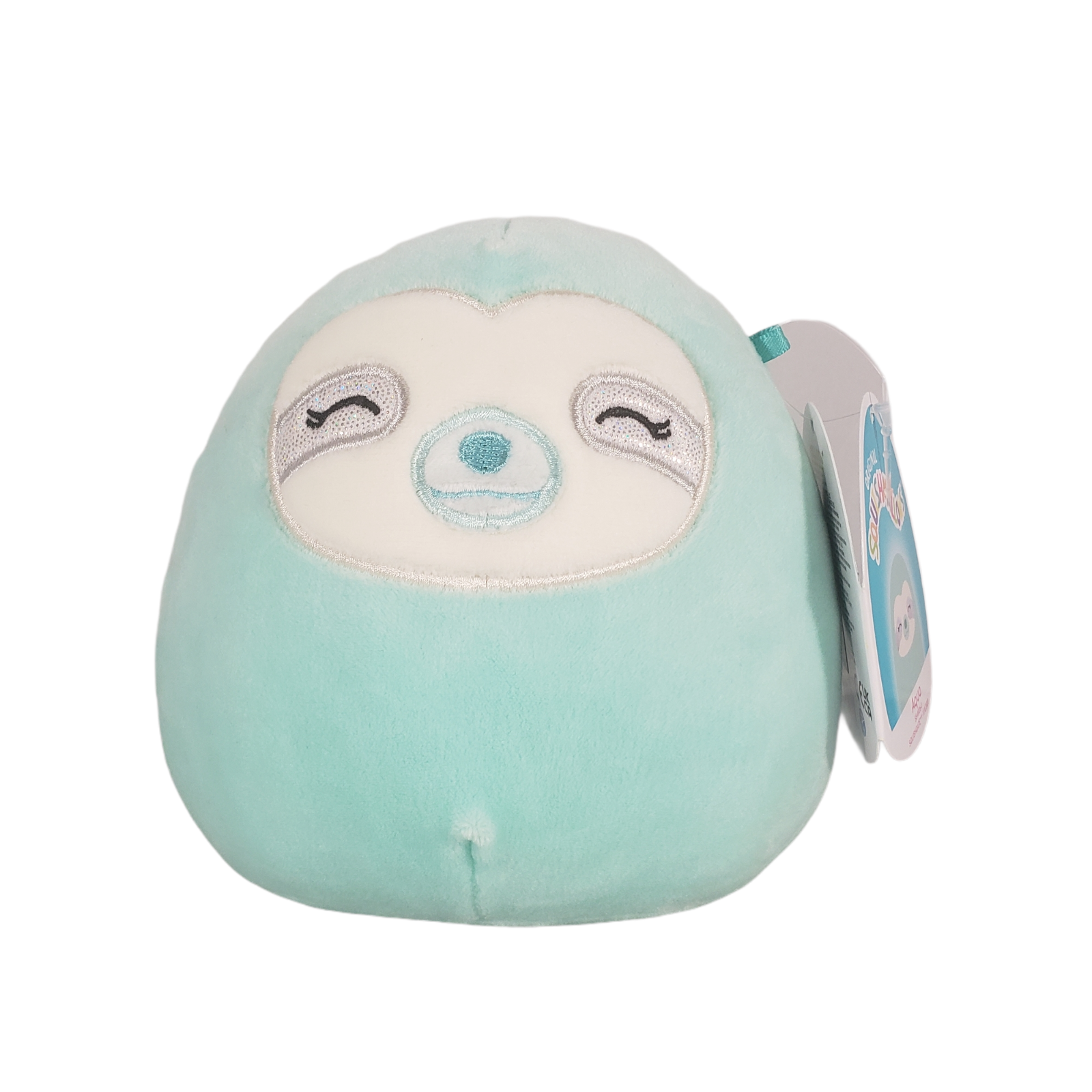 KellyToy Squishmallow Aqua 5" Sleepy Eye Sloth SQ21-5SEAST Lot 9339 | eBay