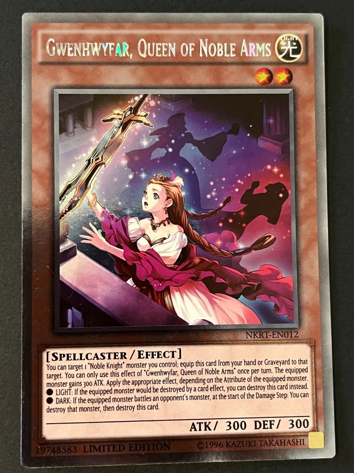 YUGIOH COMPLETE NOBLE KNIGHT DECK- ARTORIGUS- SACRED- QUEEN- MERLIN ...