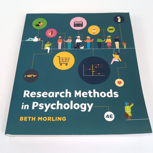 Research Methods in Psychology Paperback Beth Morling 4th Edition Good ...