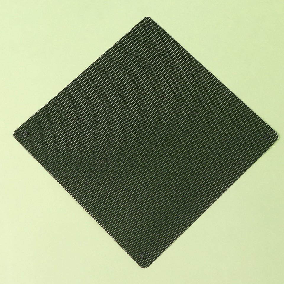 2 Pcs PVC Square Computer Mesh Cover for Chassis Fan (14x14cm) | eBay ...