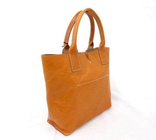 Hello Kitty Tochigi Leather Tote Bag Camel Cowhide Handbag Japan Made ...
