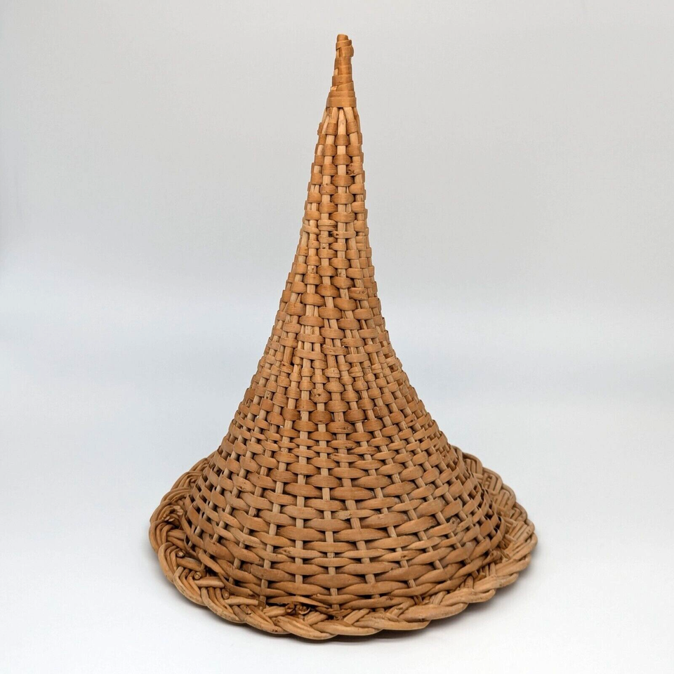 Cornucopia Wicker Woven Basket Horn of Plenty Harvest Thanksgiving ...