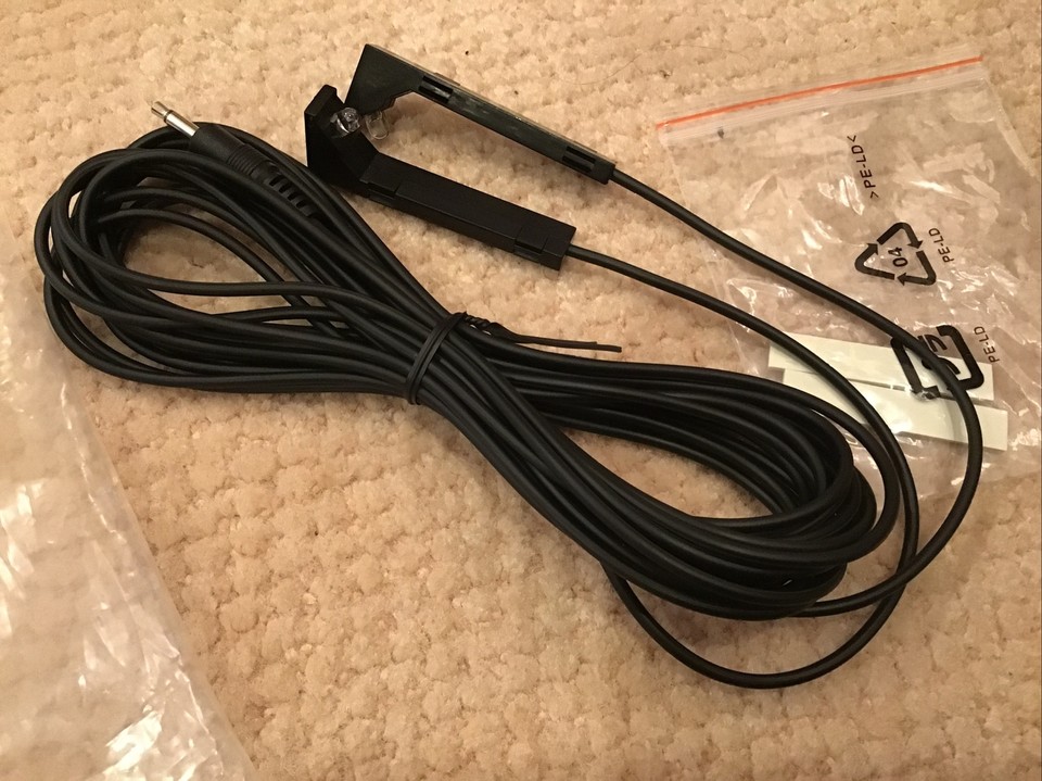 NEW Dual Head IR Infrared Remote Control Cable 3.5mm Plug/Jack Emitter ...