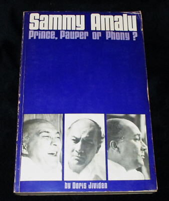 Hawaii SAMMY AMALU, PRINCE, PAUPER OR PHONY? SIGNED BY AUTHOR AND ...