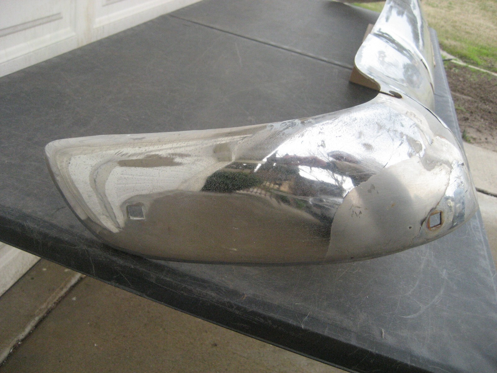 1955 CHEVY REAR BUMPER-(1) PIECE REAR BUMPER | eBay