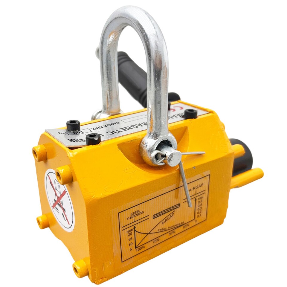 Steel Magnetic Lifter Lifting Magnet with Release Heavy Duty Permanent ...