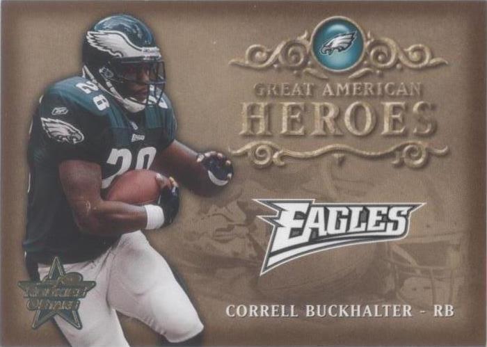 2002 Leaf Rookies & Stars - Great American Heroes Correll Buckhalter # ...