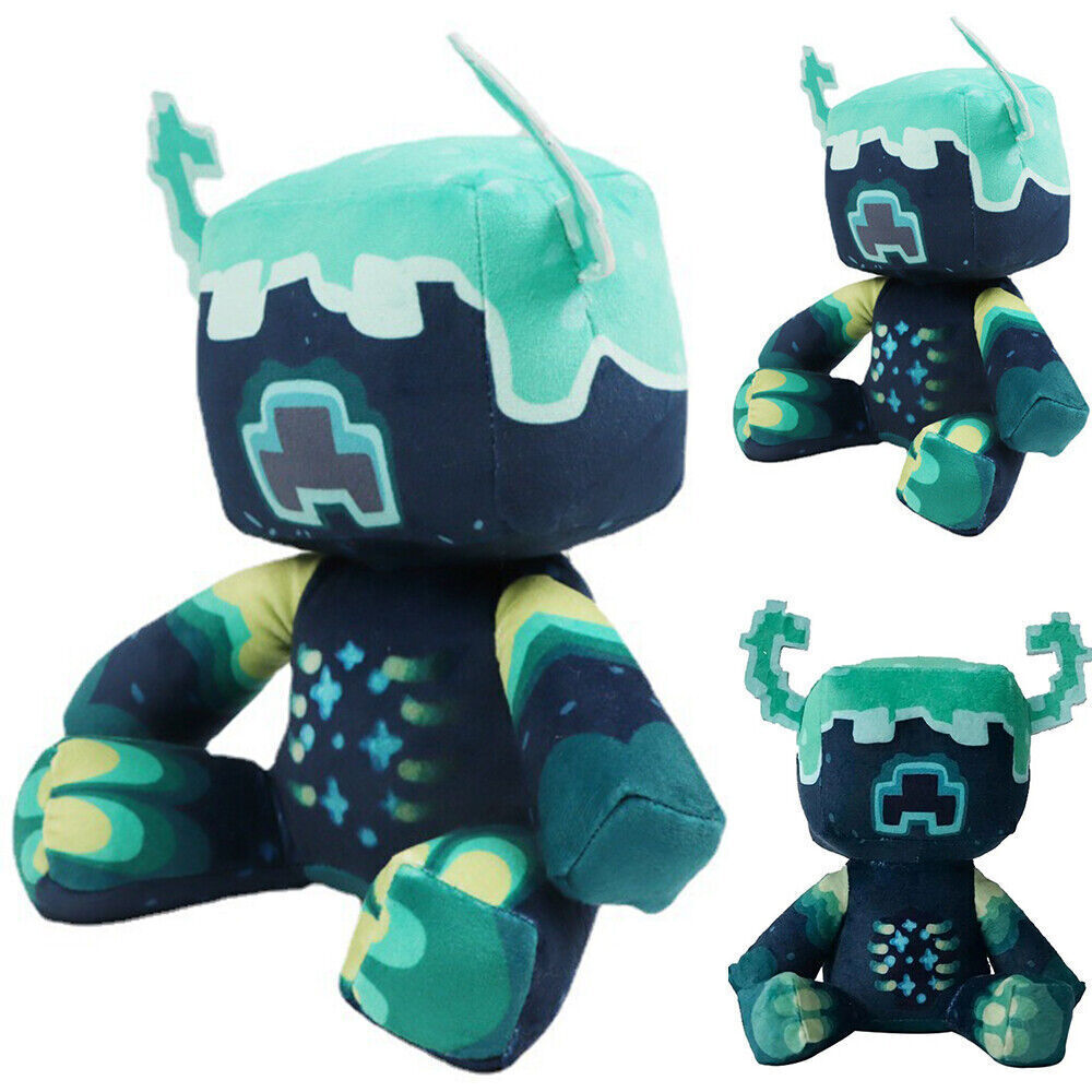 5cm Cartoon Minecraft Warden Plush Toy Stuffed Pillow Doll Figure Kids ...