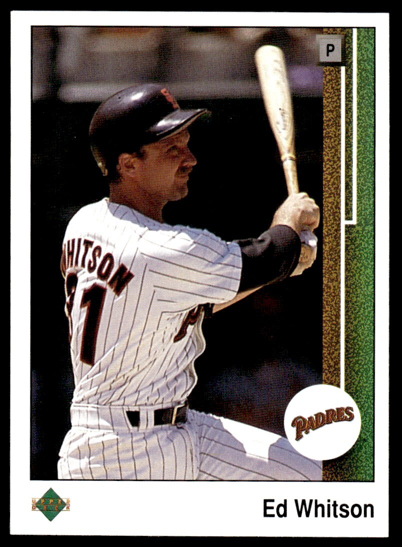1989 Upper Deck Baseball Card Ed Whitson San Diego Padres #453 | eBay