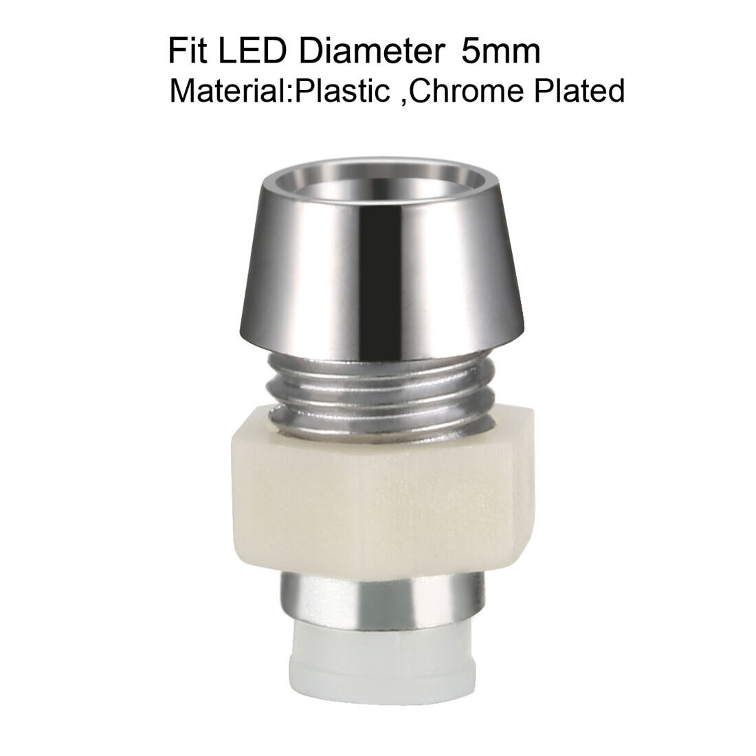 20pcs 5mm LED Lamp Holder Light Bulb Socket for Light-emitting Diode ...