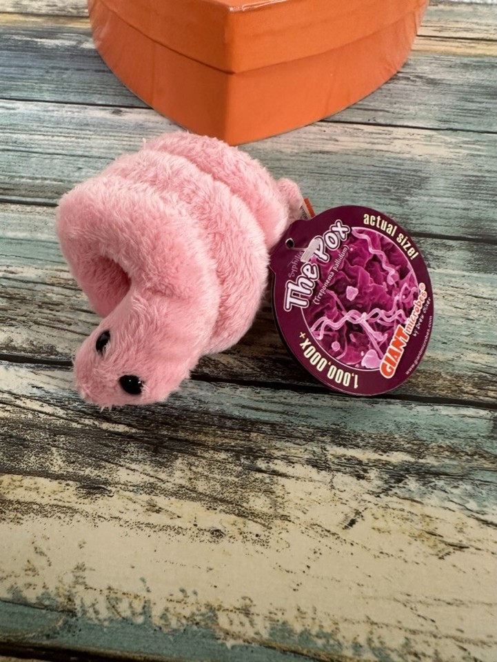 GIANT MICROBES-HEART BURNED THEME BOX-STD's Herpes Pox HPV Chlamydia ...