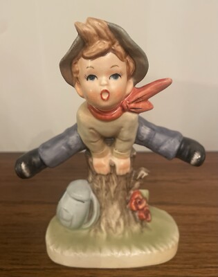 Vintage Boy Jumping Over Stump Figurine, 5.5" Tall, Made in Japan | eBay