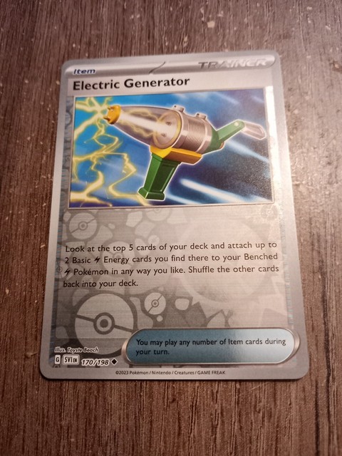 Pokémon TCG Electric Generator Scarlet & Violet Base Set 170/198 ...