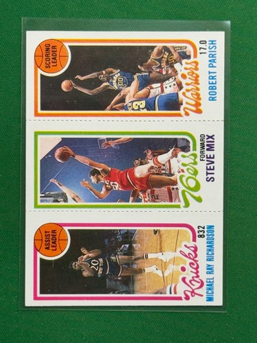 1980-81 Topps #165 / 185 / 92 Micheal Ray Richardson Steve Mix Robert ...