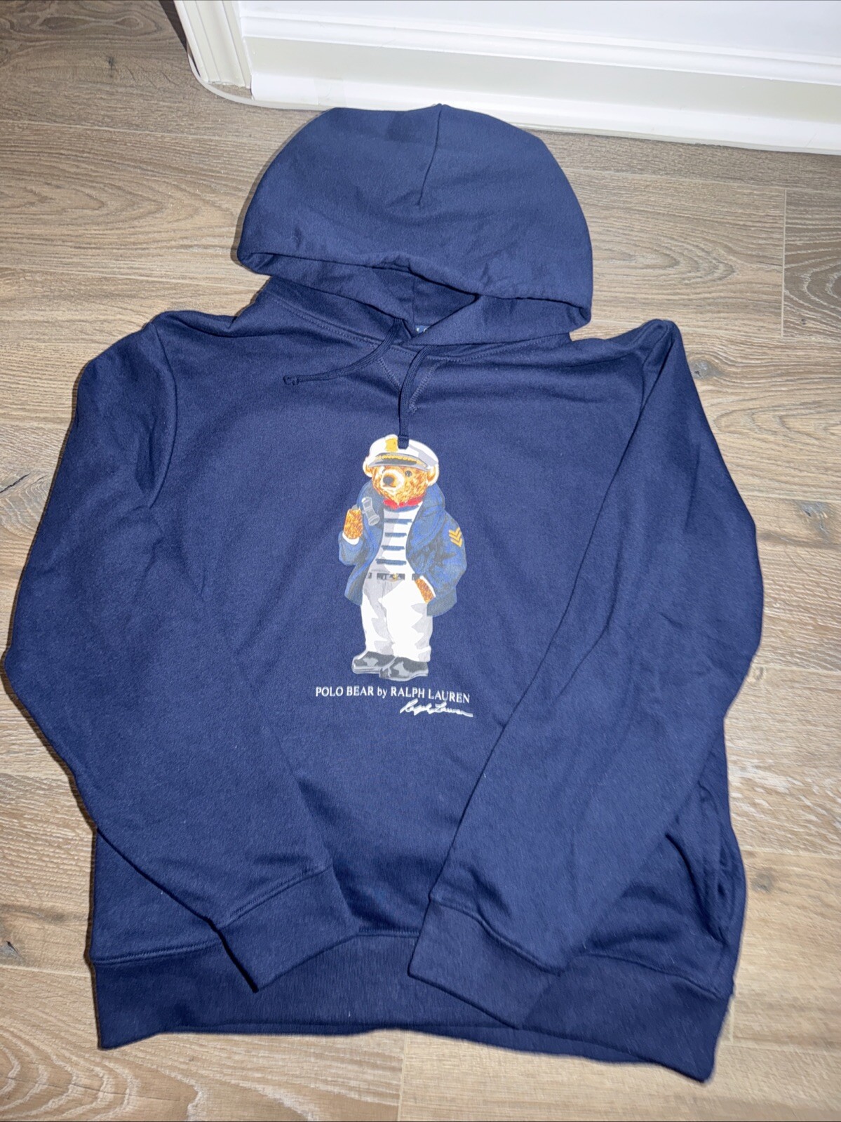 Polo Ralph Lauren Polo Bear Captain Mens Large Hoodie… - Gem
