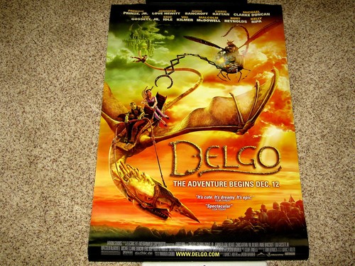 Delgo Original Movie Poster 27 x 40 Double Sided Rolled Val Kilmer | eBay