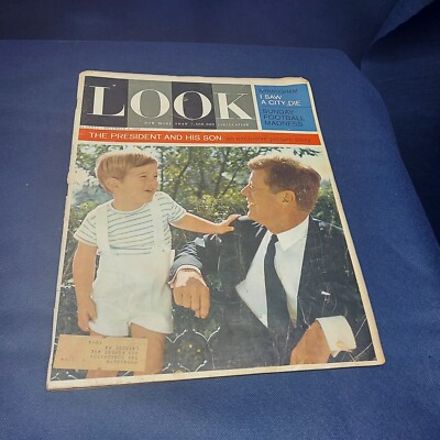 Vintage 1963 December 3, LOOK Magazine, "The President And His Son" | eBay