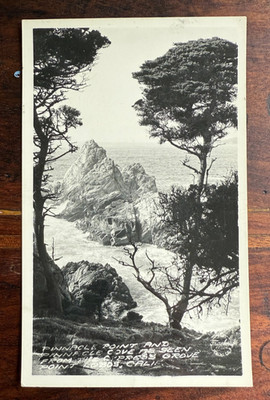 Pinnacle Point and Cove Cypress Grove Point Lobos CA Vintage Photo ...