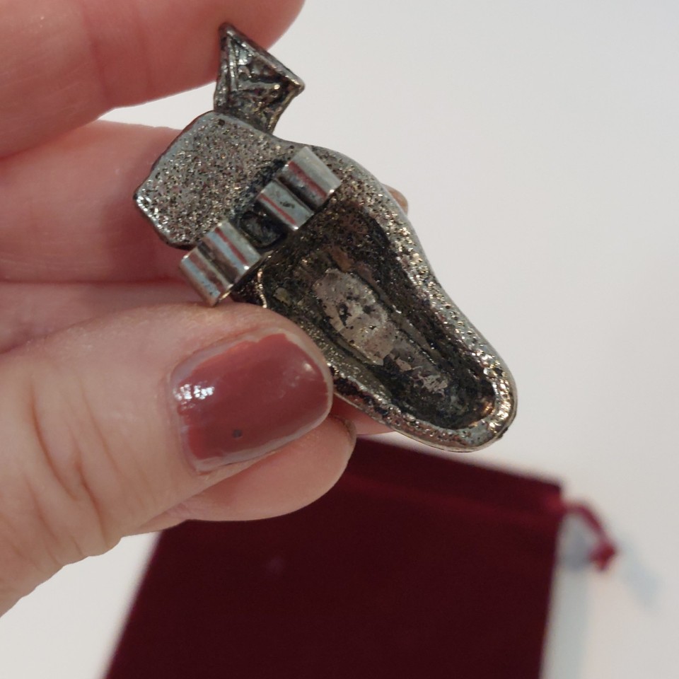 Vintage Western Gun Holster Bolo Tie Slide Clip Revolver Cowboy Rodeo ...