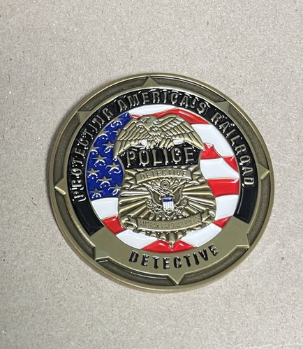 Amtrak Police Department Detective Challenge Coin | eBay