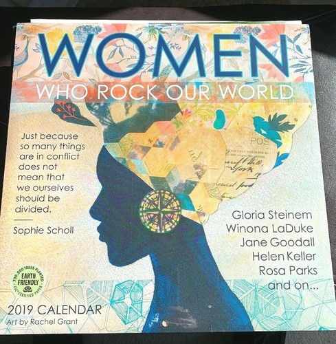 Women Who Rock Our World 2019 COLLECTIBLE Calendar Inspirational Words ...