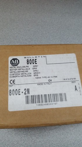 Allen Bradley 800E-2M Ser. A Metal Enclosure 22.5MM ~NEW~ | eBay