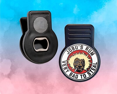 Cool JOBU'S RUM baseball movie CHIP CLIP Magnetic With Bottle Opener ...