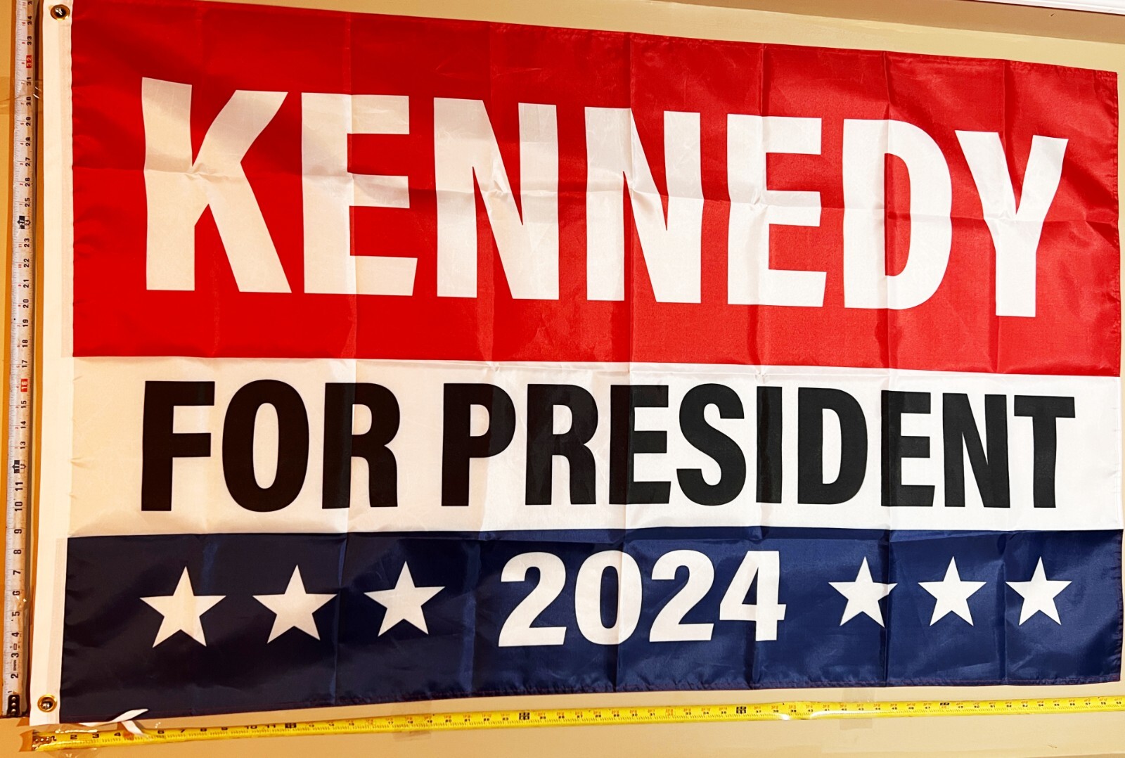 Robert Kennedy Jr Flag FREE SHIPPING 2 Shanahan 2024 RFK JR America USA ...