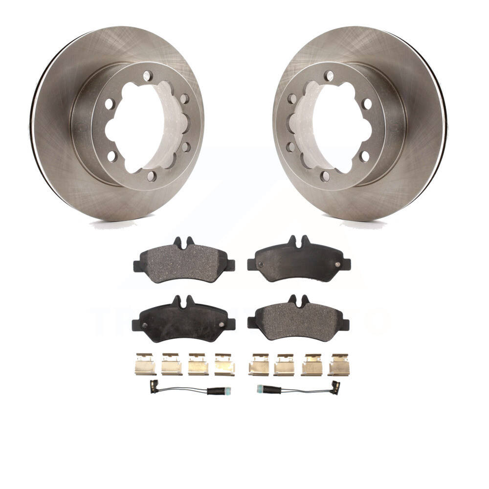 Rear Ceramic Brake Pads & Rotors for Freightliner Mercedes Sprinter ...