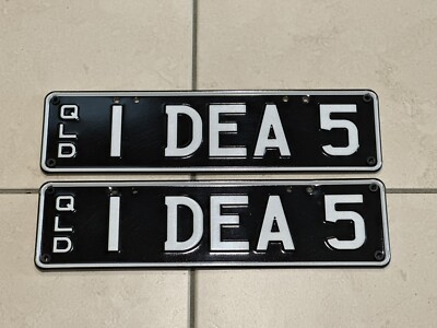 1DEA5 PPQ Number Plates QLD IDEAS | eBay Australia