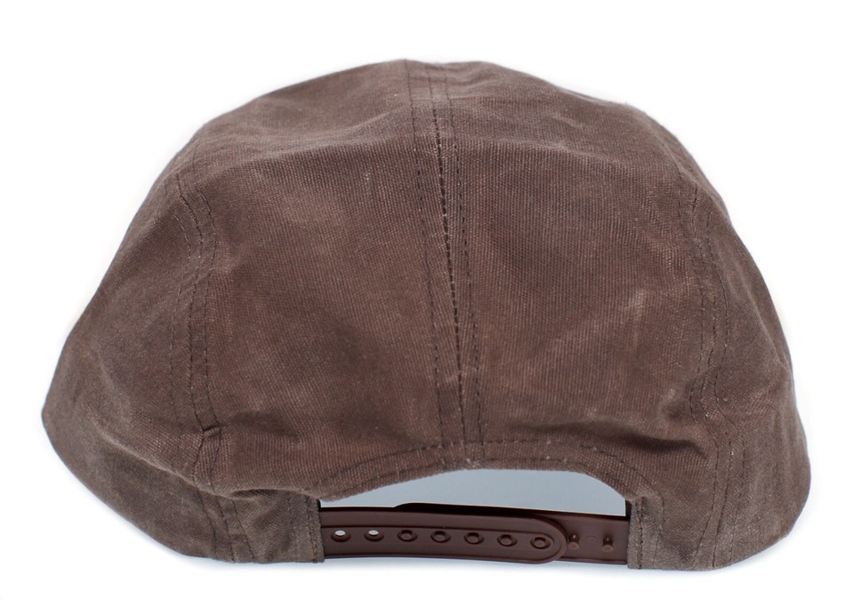 Quint Fishing Hat Jaws Movie Cap Brown Canvas 5 Panel Wax Waterproof | eBay