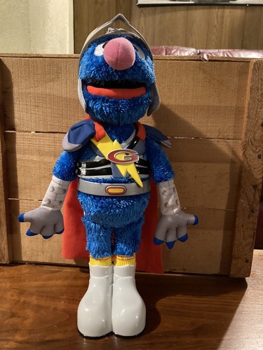 14” Sesame Street Talking Super Grover | eBay