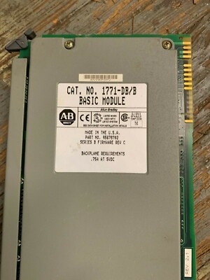 ALLEN BRADLEY 1771-DB/B BASIC MODULE | eBay