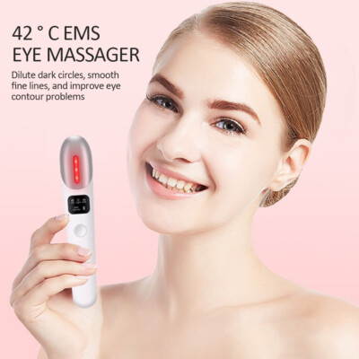 EMS Eye Massager Heating Vibration Anti-Aging Wrinkle Lift Facial ...