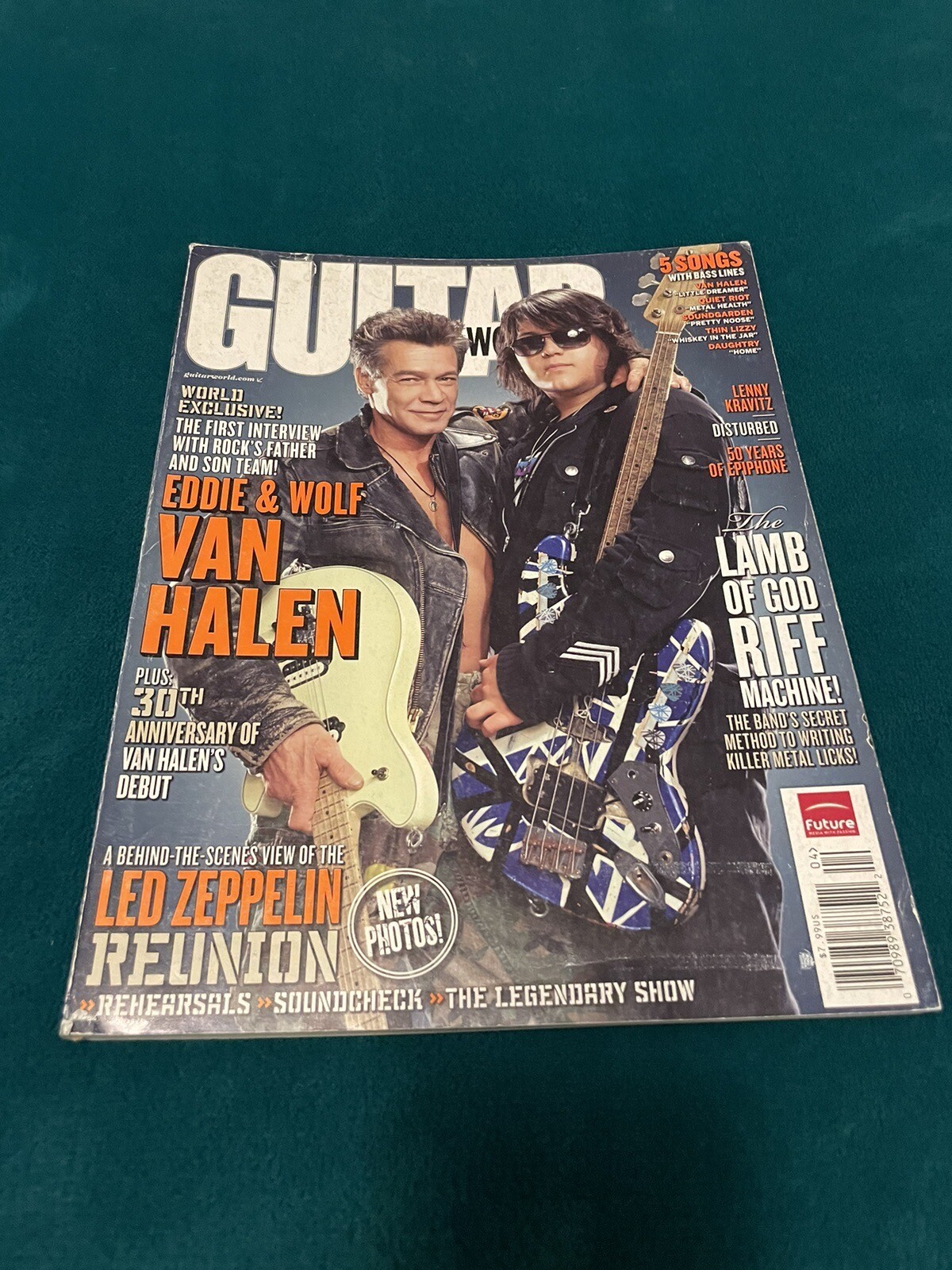 GUITAR WORLD. APRIL 2008. EDDIE VAN HALEN WOLF VAN HALEN Little Dreamer ...