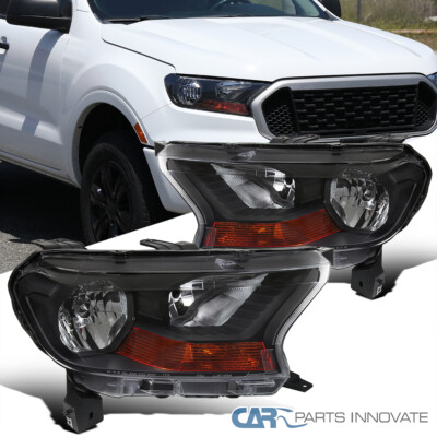 Fits 2019-2023 Ford Ranger XL XLT Headlight Halogen Black 19-21 Ranger ...