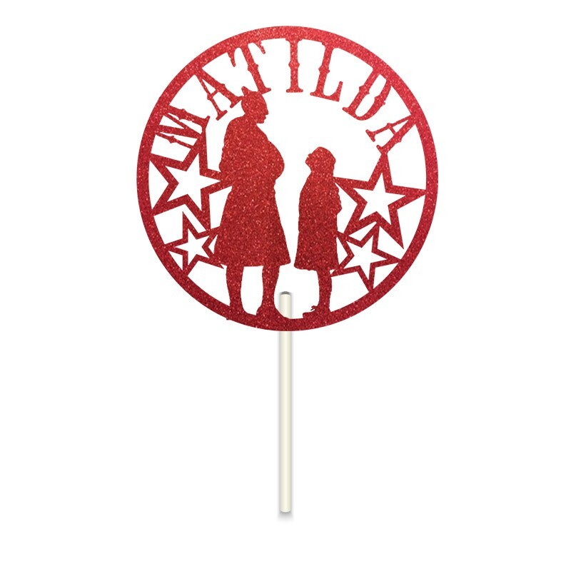 Roald Dahl Matilda PERSONALISED EDIBLE KIDS Icing Cake Wrapper Toppers ...