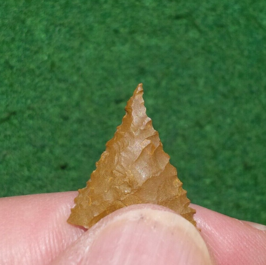 1" GUNTHER BARBED OREGON ARROWHEAD - BEN STERMER COA Authentic Indian ...
