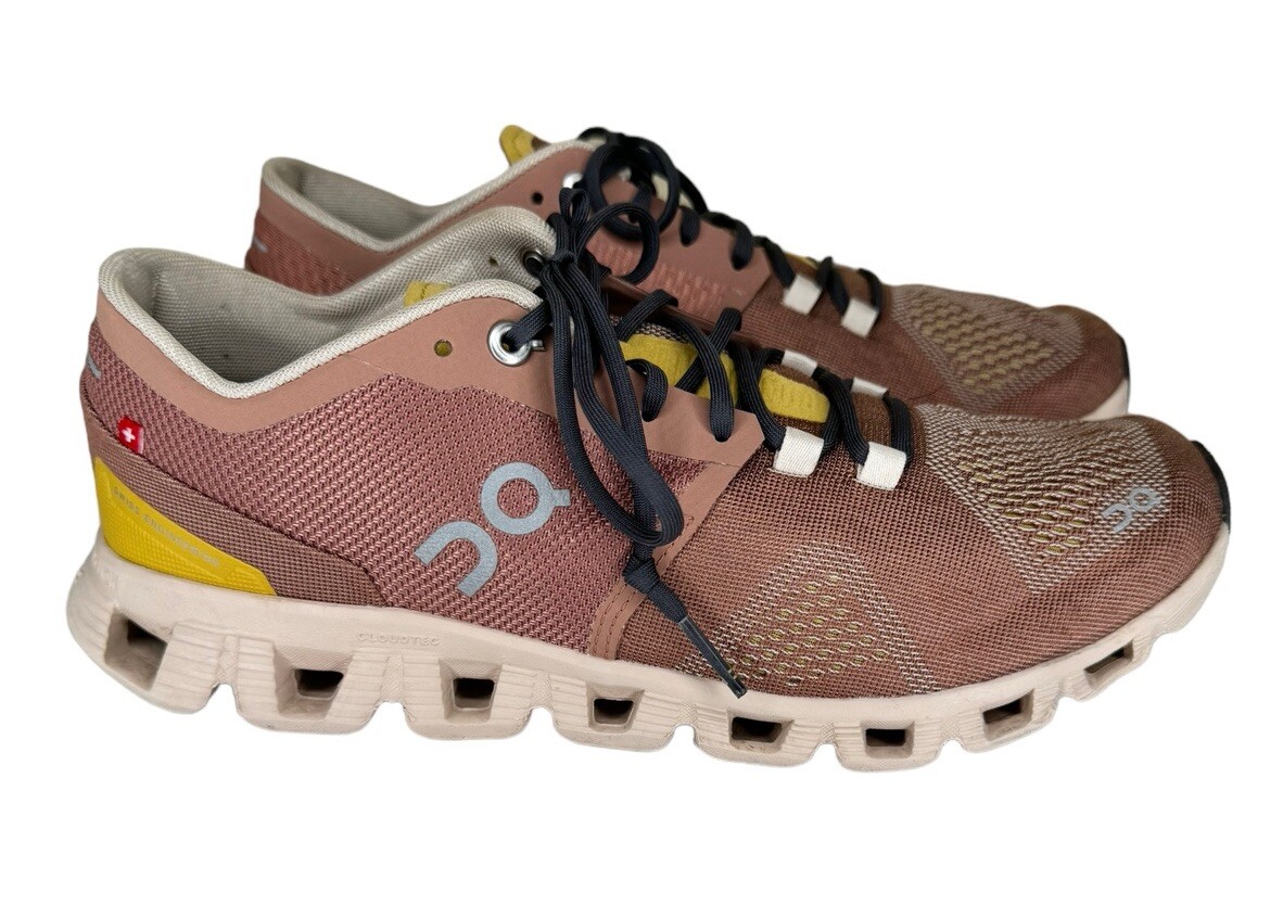 On Cloud X Mocha Sand Running Shoes Women's Size 8.5 - Gem