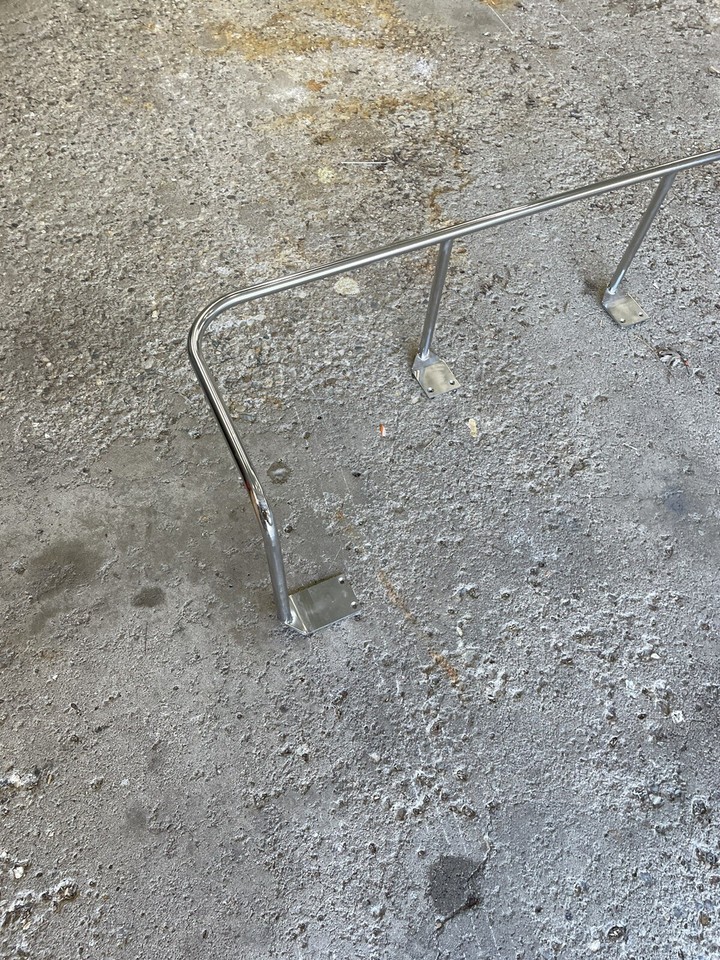 Bennington Pontoon Stainless Steel Swing back Keeper Rail. 2019 | eBay