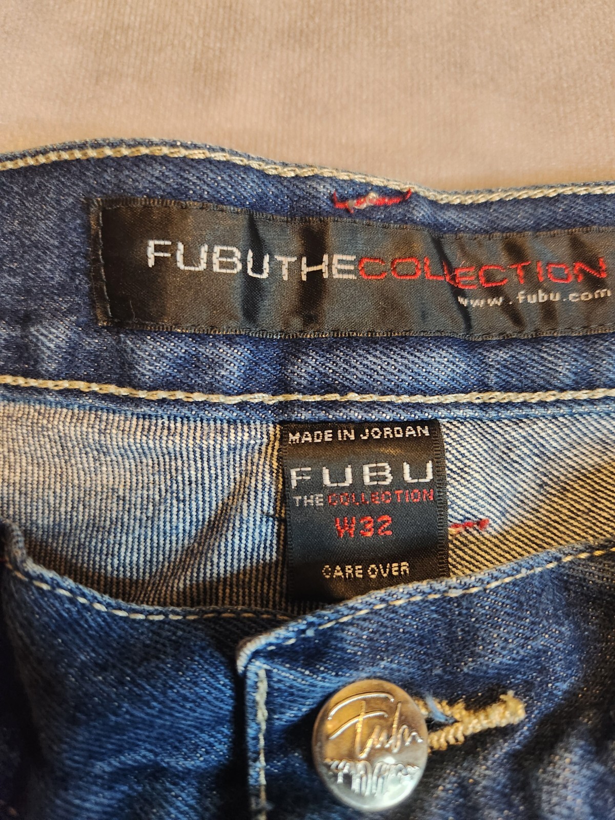 Vintage FUBU The Collection Jean Shorts Mens Size 32 … - Gem
