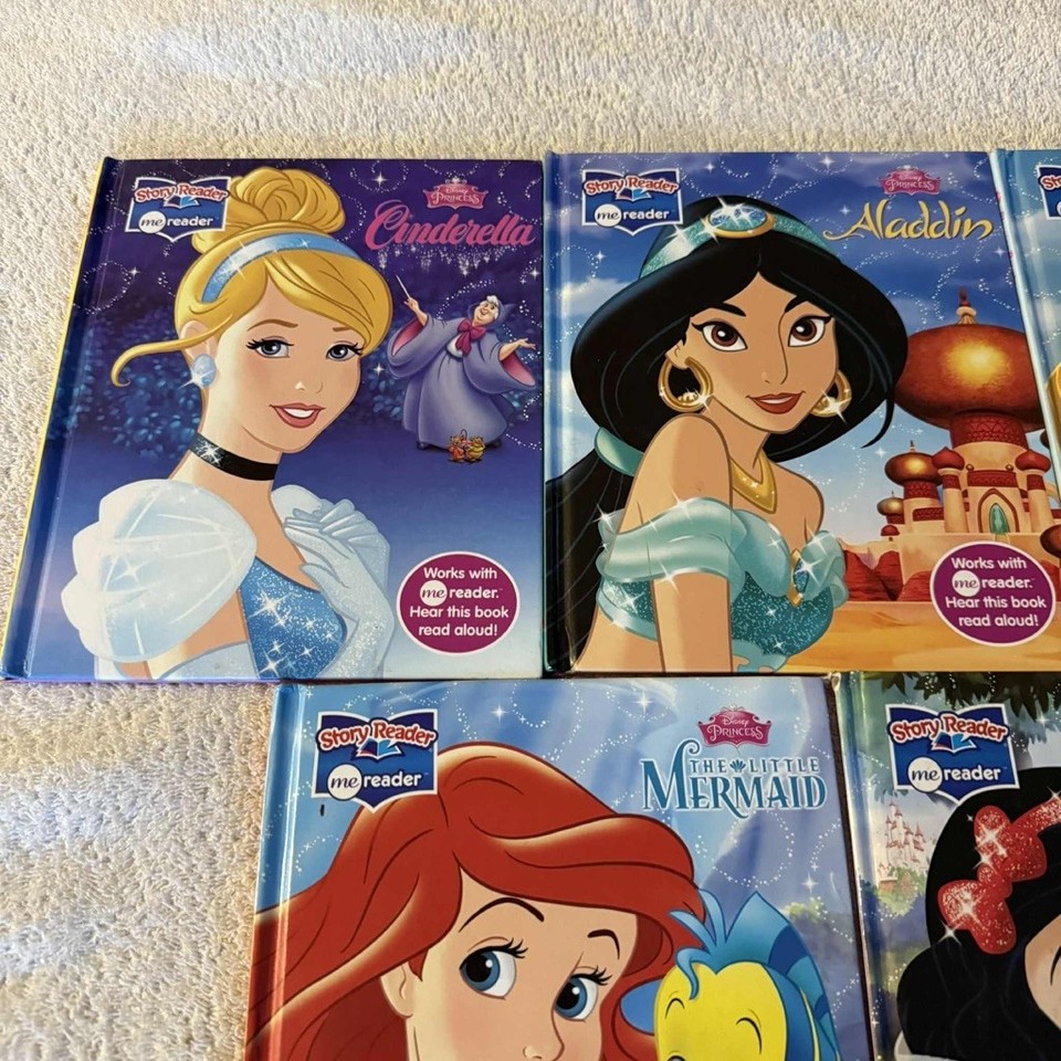 Disney Story Reader Princess Books One Size Blue Pink | eBay