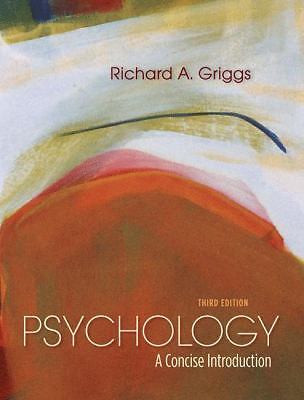 Psychology: a Concise Introduction by Richard A. Griggs (2010, Trade ...