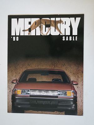 1990 MERCURY SABLE ORIGINAL DEALERSHIP SALES BROCHURE | eBay